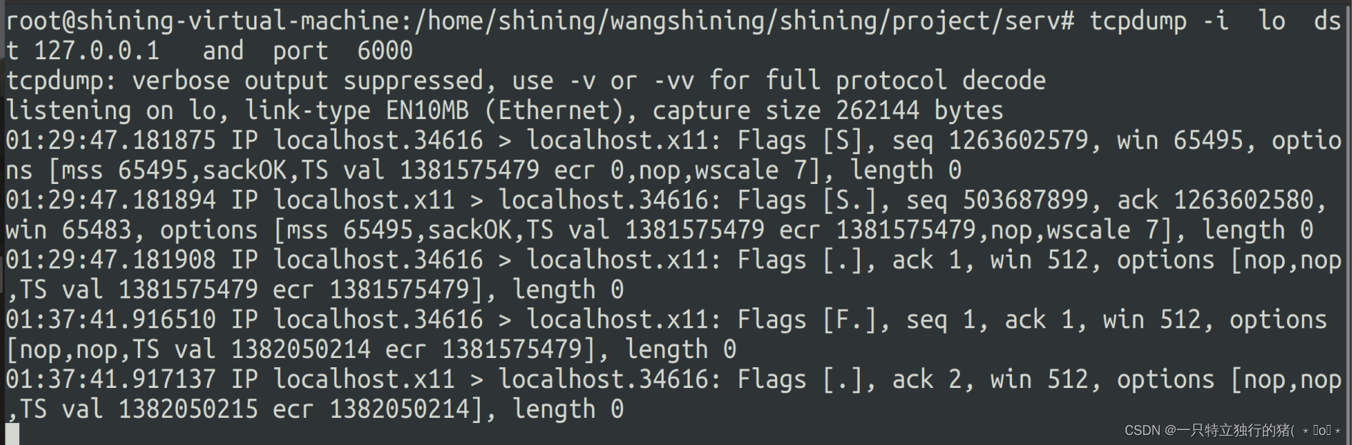 系统监测工具-tcpdump的使用_tcpdump flags-CSDN博客