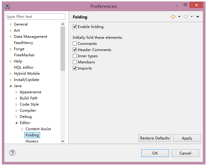 java 代码块折叠_eclipse实现代码块折叠-类似于VS中的#region……#endregion-CSDN博客