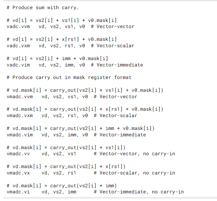 RISCV-V-1.0向量扩展指令集学习_risc-v vector-CSDN博客