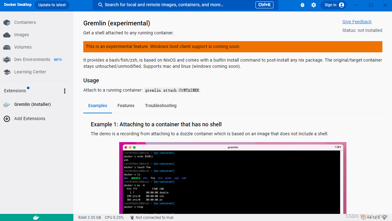 error during connect: This error may indicate that the docker daemon is not running.: Get “http ...