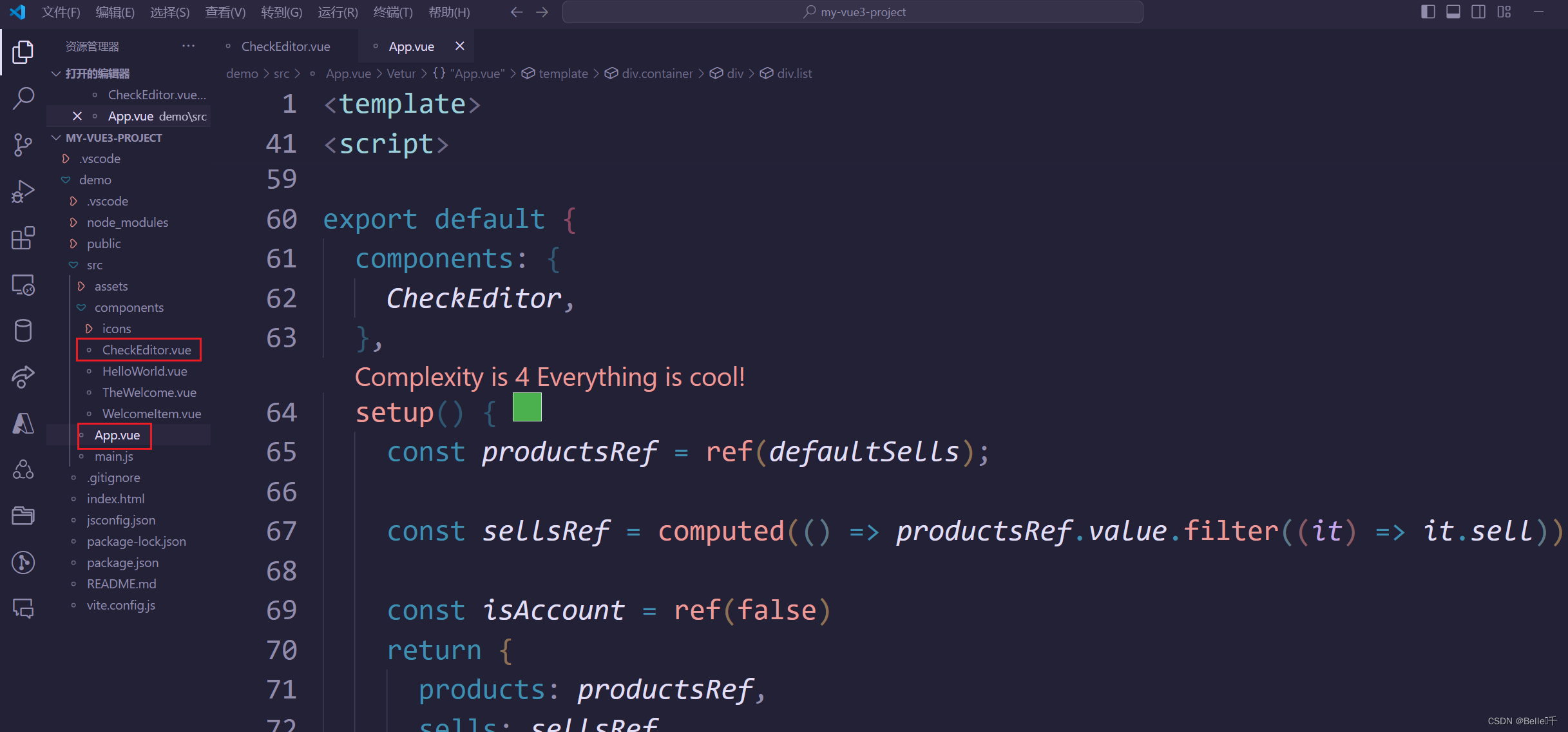 Vue3实现点击选中并双向绑定数据demo仅供学习）vue3单选框双向绑定 Csdn博客