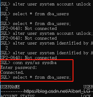 无法登陆Oracle，解决： invalid username/password，logon denied_oracle invalid username-CSDN博客