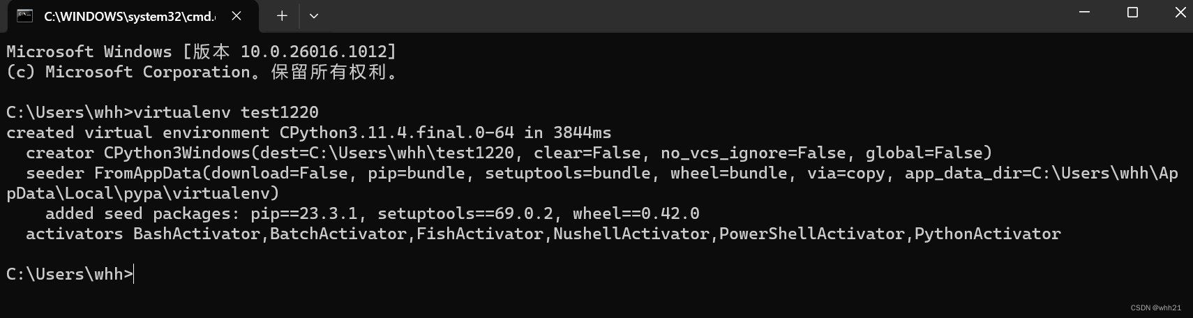 Python 3.3以下版本如何使用virtualenv来创建虚拟环境_简述如何使用virtualenv创建虚拟环境-CSDN博客