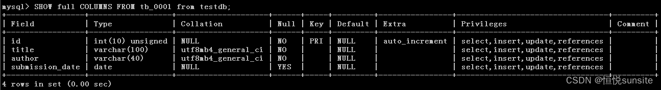 常用命令之mysql命令之show命令_mysql show-CSDN博客