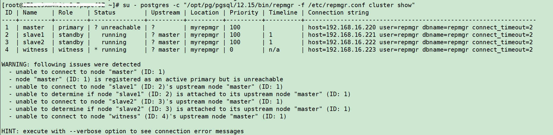 PostgreSQL基于repmgr 部署流复制架构-01_postgresql repmgr-CSDN博客