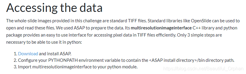 CAMELYON16、17数据以及ASAP软件import multiresolutionimageinterface问题_camelyon17数据集-CSDN博客