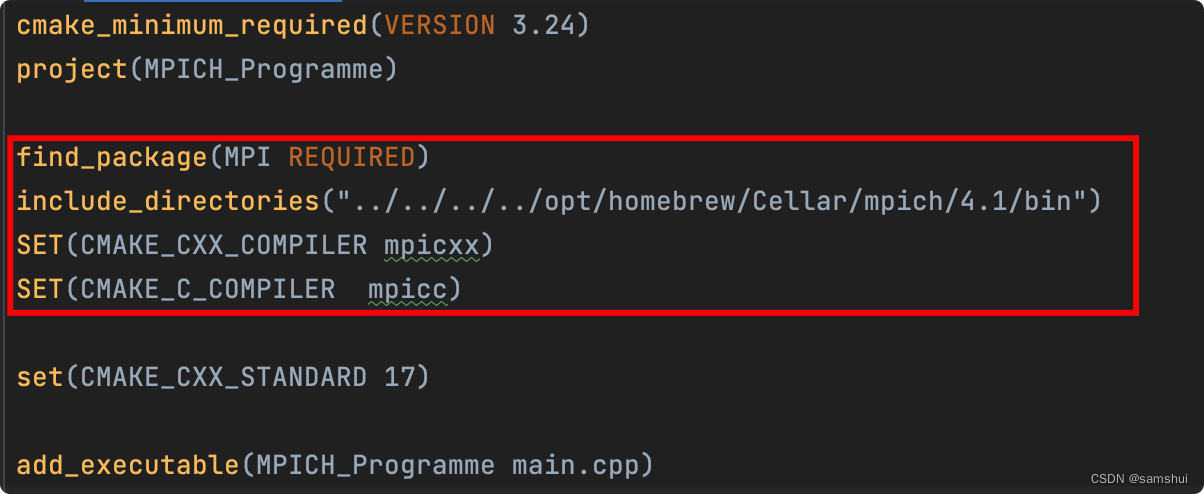 Macos｜MPICH安装与第一个mpi-Cpp程序运行（clion配置）_mac 安装mpich-CSDN博客