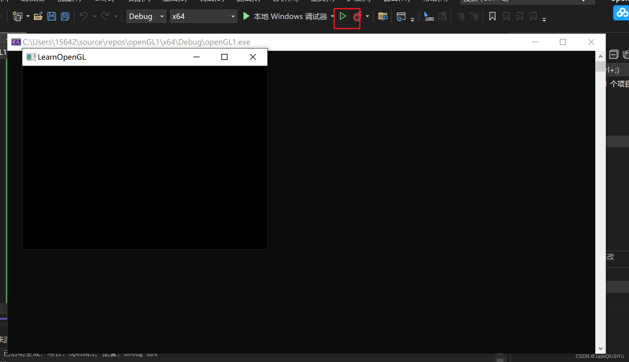 Visual studio2022 利用glfw+glad配置OpenGL环境_visual studio opengl项目-CSDN博客