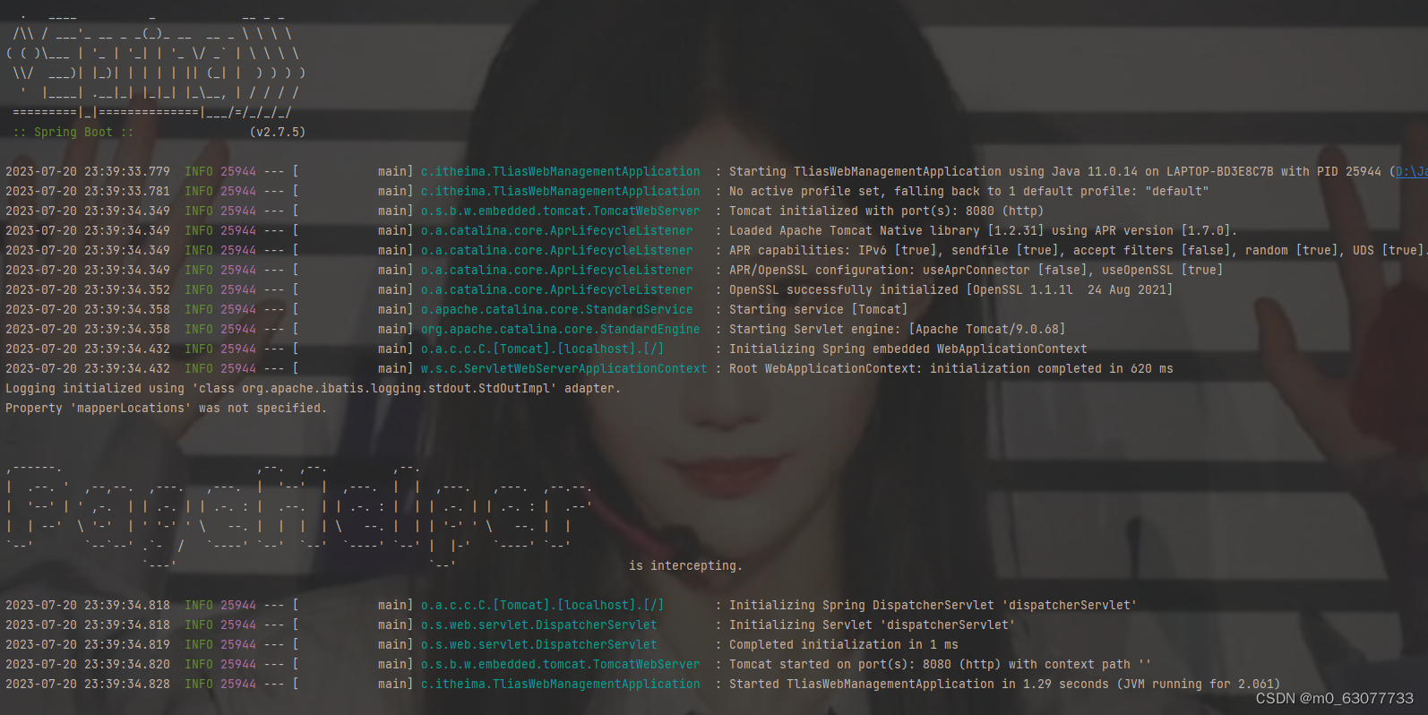 【SpringBoot项目】Tomcat started on port(s): 8080 (http) with context path ‘‘_tomcat started on port ...