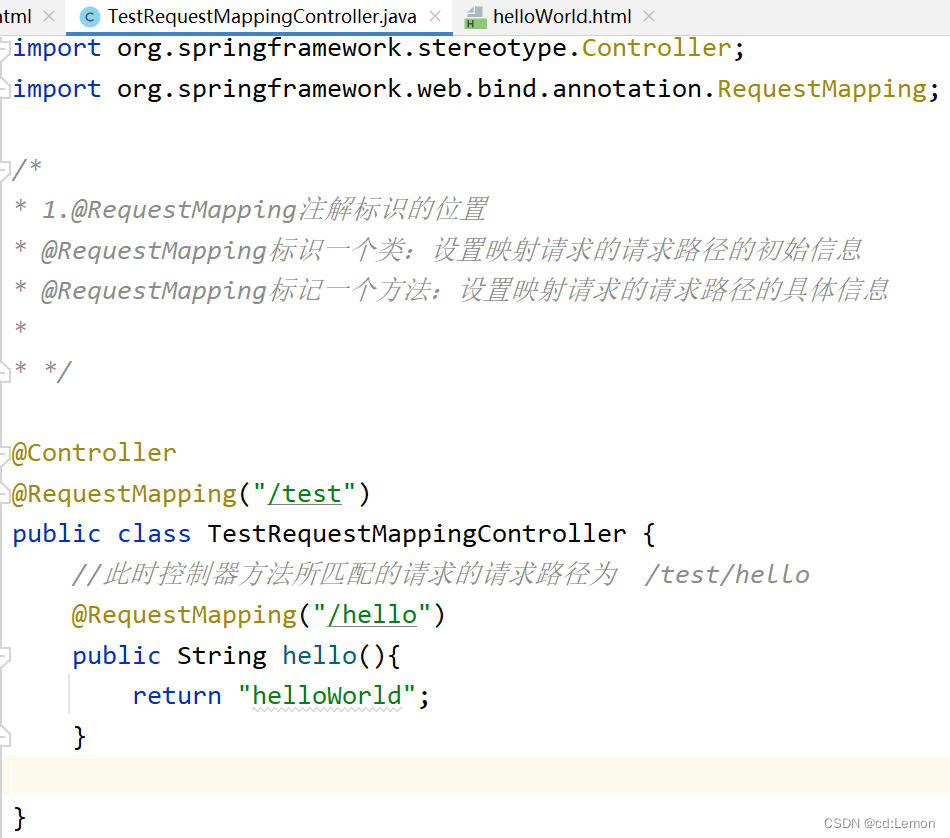 @RequestMapping注解(1)_requestmapping 优先级-CSDN博客