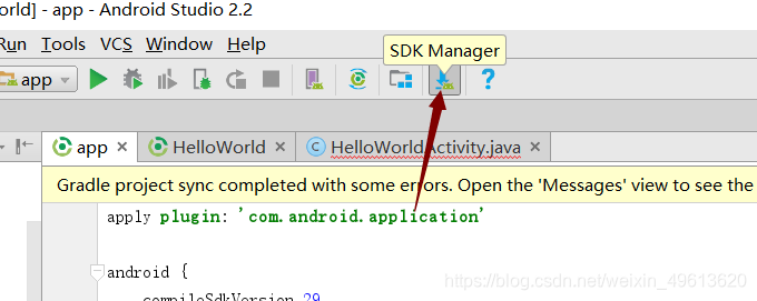 Android新建项目代码爆红，Method does not override method from its superclass问题解决-CSDN博客