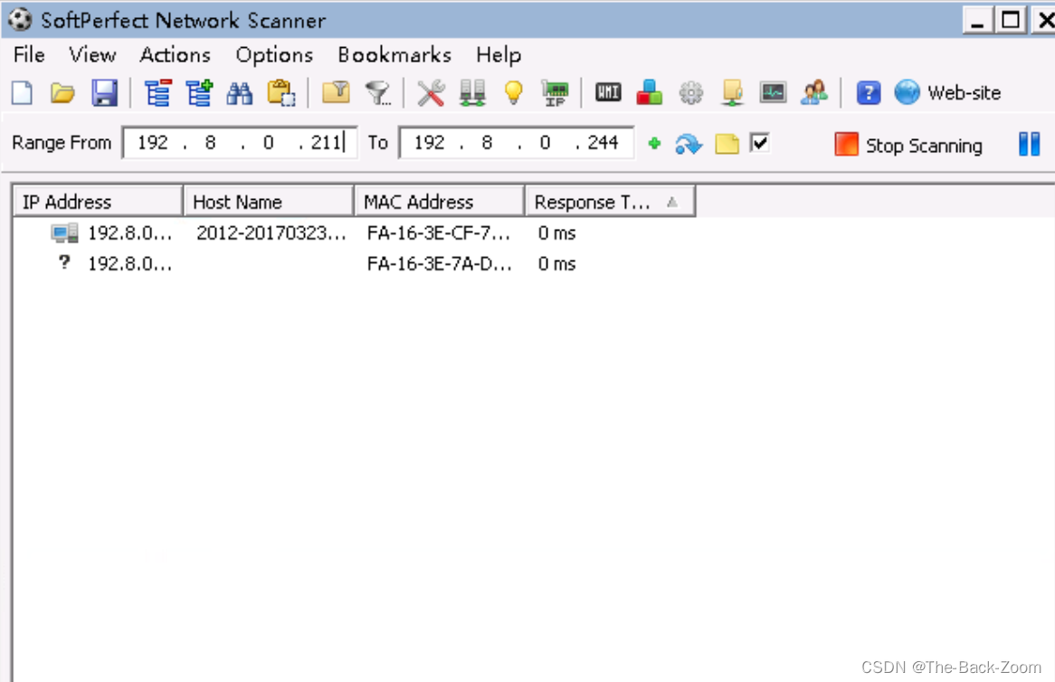 渗透测试之局域网信息探测实验_softperfect network scanner-CSDN博客