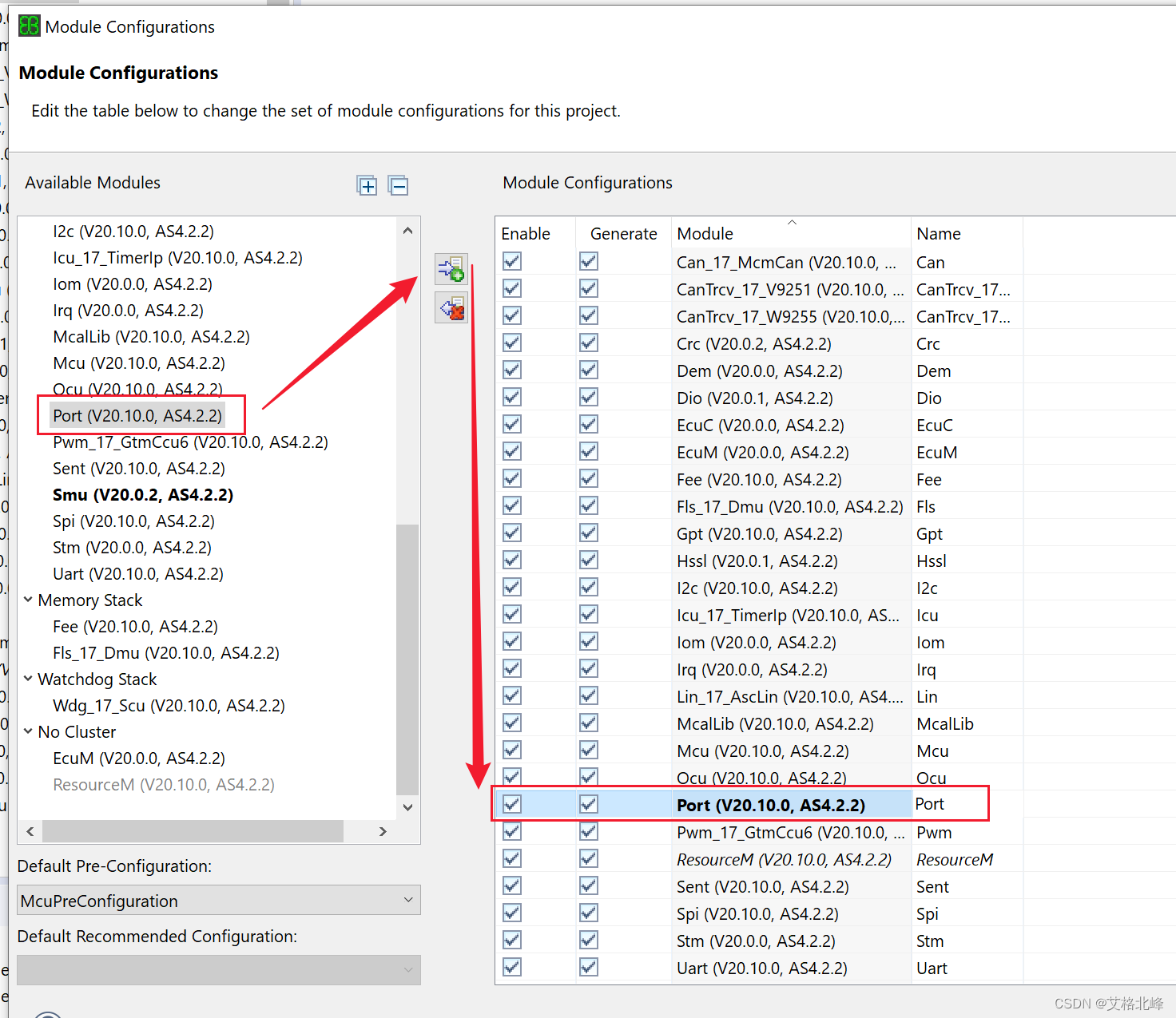 【英飞凌IFX TC3XX Mcal】AutoSAR Mcal PORT模块配置详解（1）_portdeverrordetect-CSDN博客