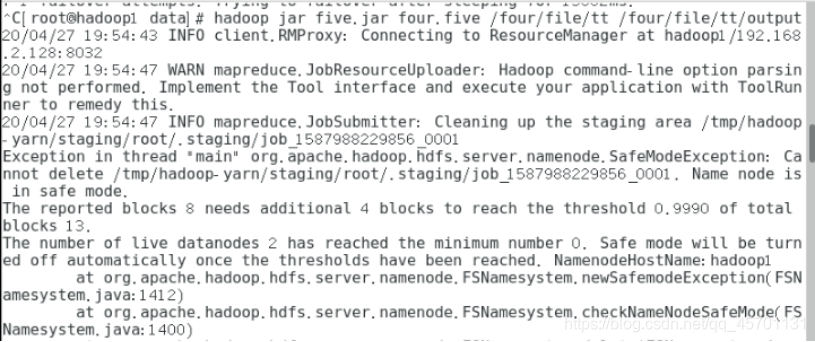 namenode is in safe mode（hadoop使用）_name node is in safe mode-CSDN博客