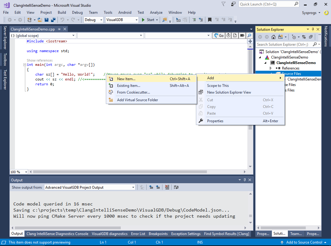visual gdb Diagnosing IntelliSense problems for Advanced Projects-CSDN博客