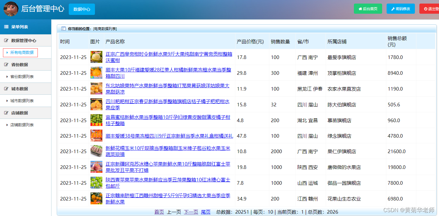 基于python水果销售数据可视化分析大屏全屏系统设计与实现基于大数据对各类水果进出口的数据分析系统的设计与设计 Csdn博客