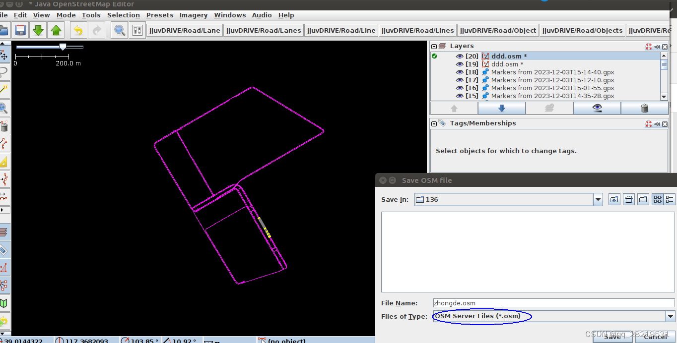 JOSM -- 使用及画图-CSDN博客