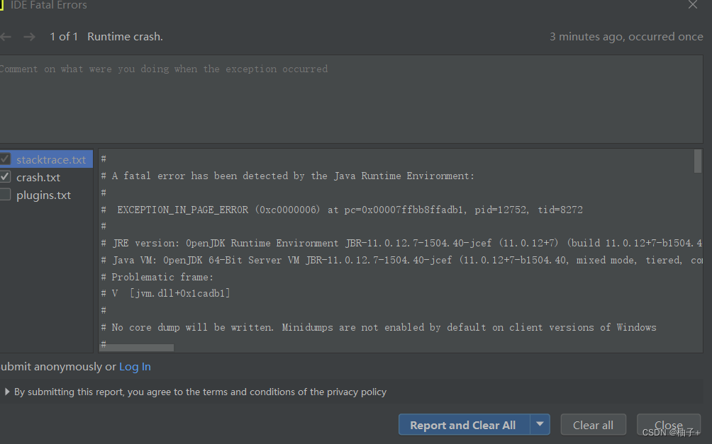 pycharm右下角出现IDE error occured_ide error occurred-CSDN博客