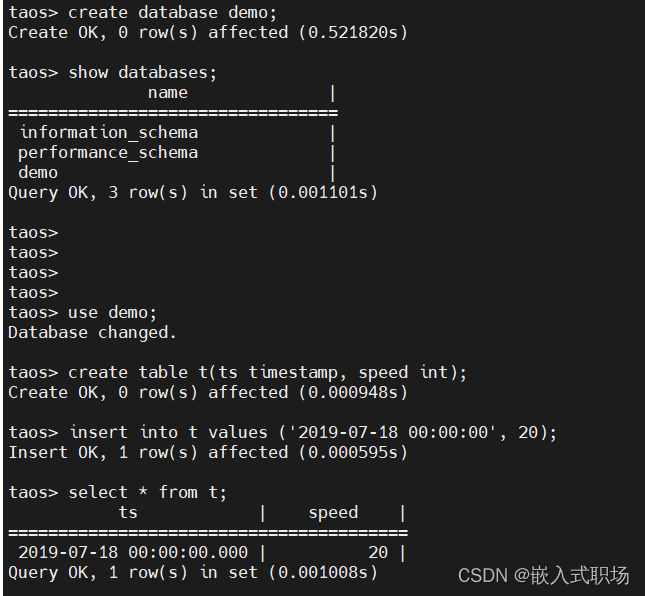 【TDengine】详解TDengine 命令行 (CLI)_操作tdengine数据库的linux命令-CSDN博客
