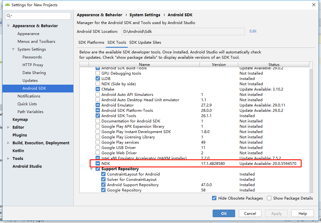 Android解决ABIs [armeabi] are not supported for platform问题_com.android.builder.errors ...