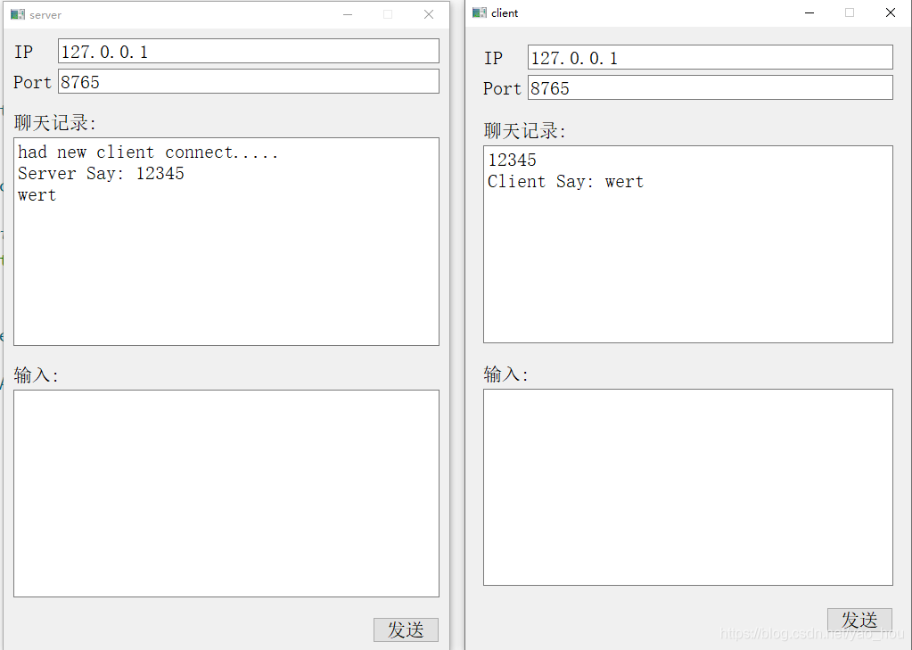Qt Tcp通信，简单聊天程序的编写_ui->runlog->append(msg);-CSDN博客