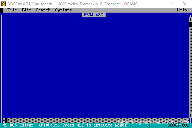 使用DOSBox-0.74编写Hello World的教程（全）_dosbox 0.74-CSDN博客