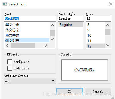 62.QFontDialog_qfontdialog 取消某些设置-CSDN博客