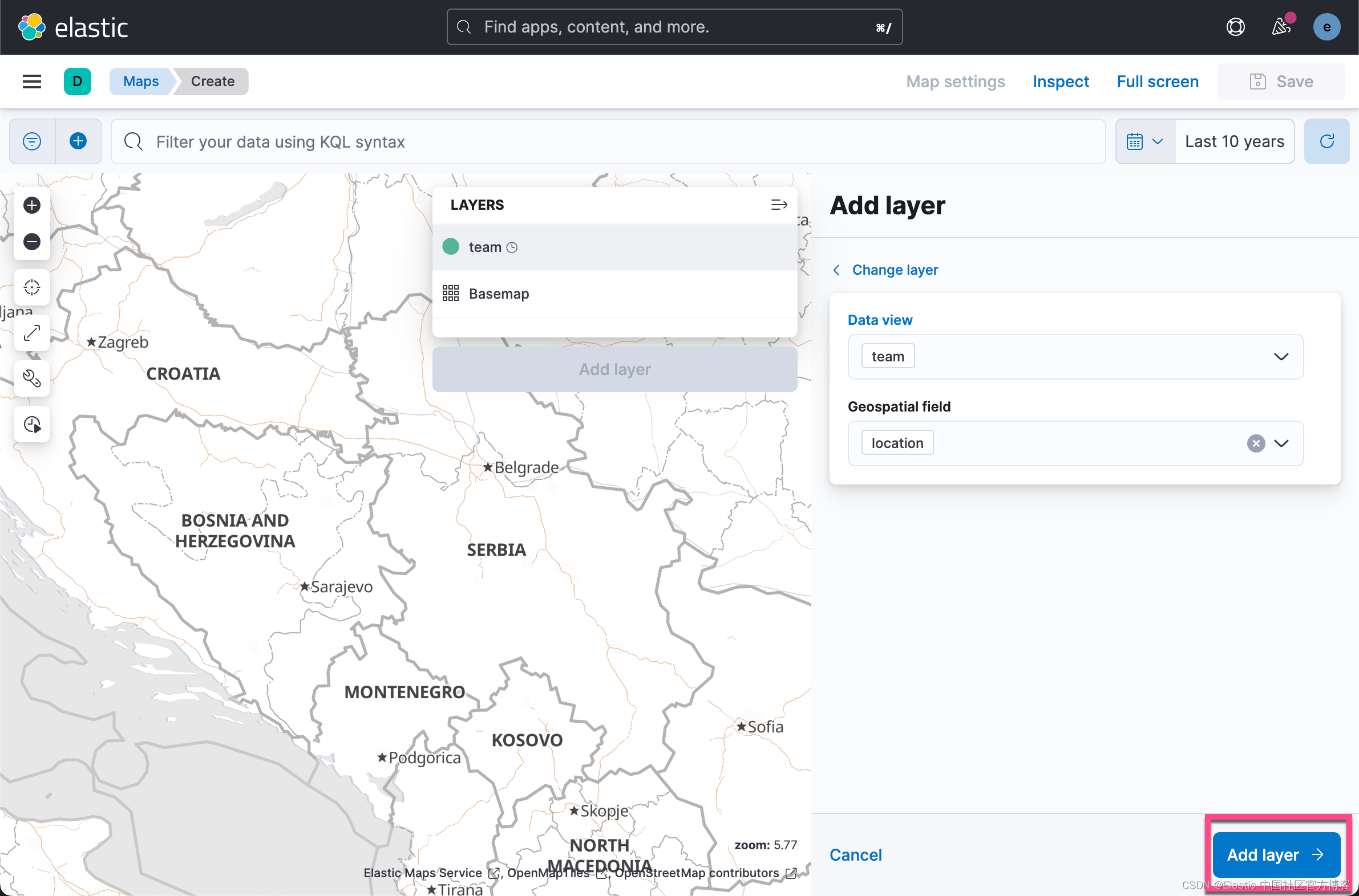 Kibana：使用 Maps 来显示分布式的团队_kibana maps-CSDN博客