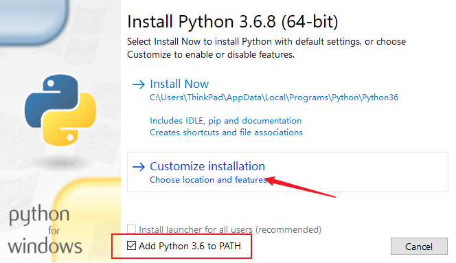 Windows安装python3.6教程_window安装python3.6.13-CSDN博客