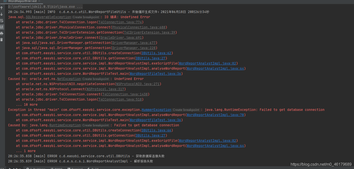 java.sql.SQLRecoverableException: IO 错误: Undefined Error_-duser.name=avoidoraclebug12744662-CSDN博客