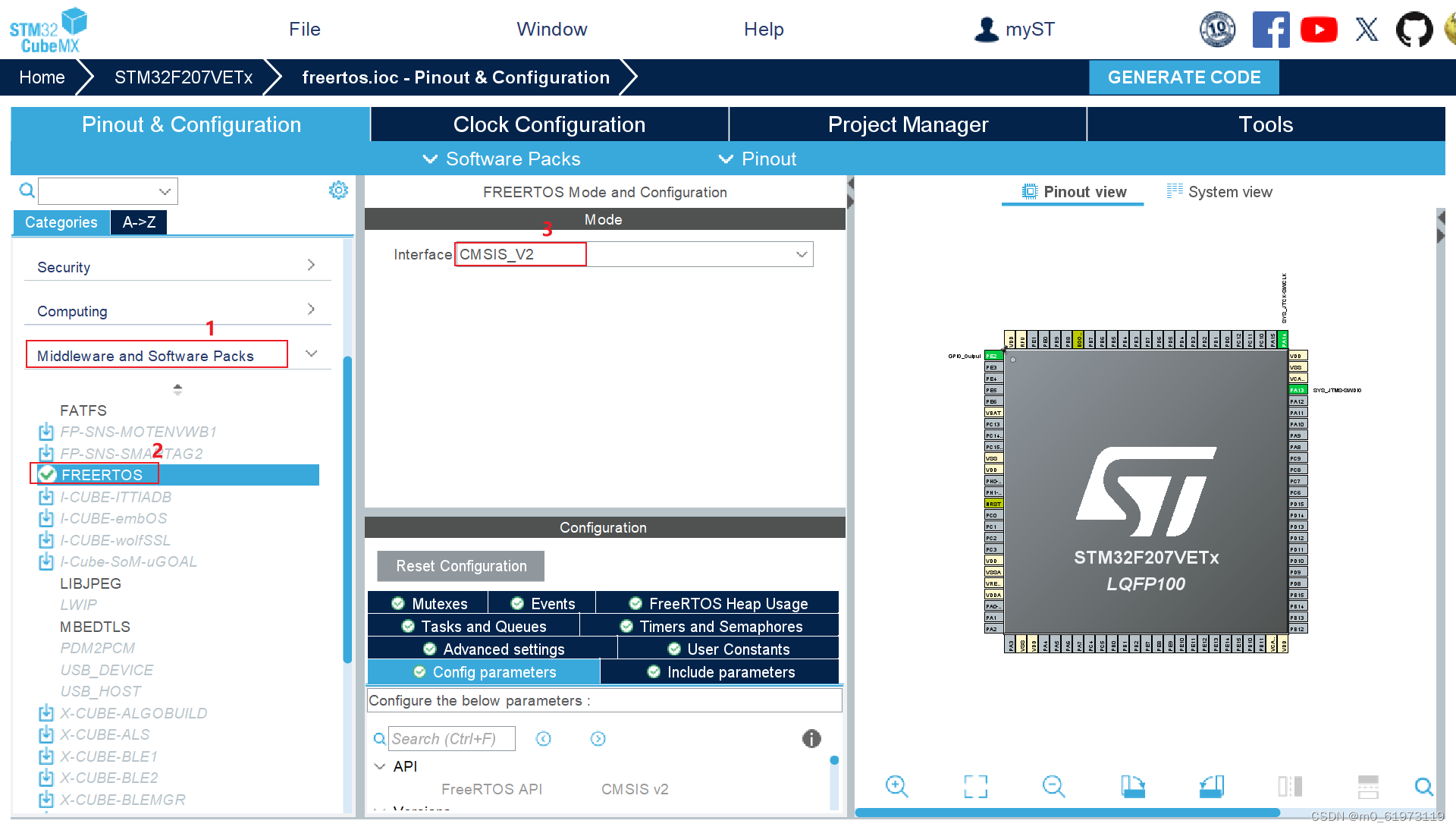 HAL库配置FreeRTOS_hal rtos-CSDN博客