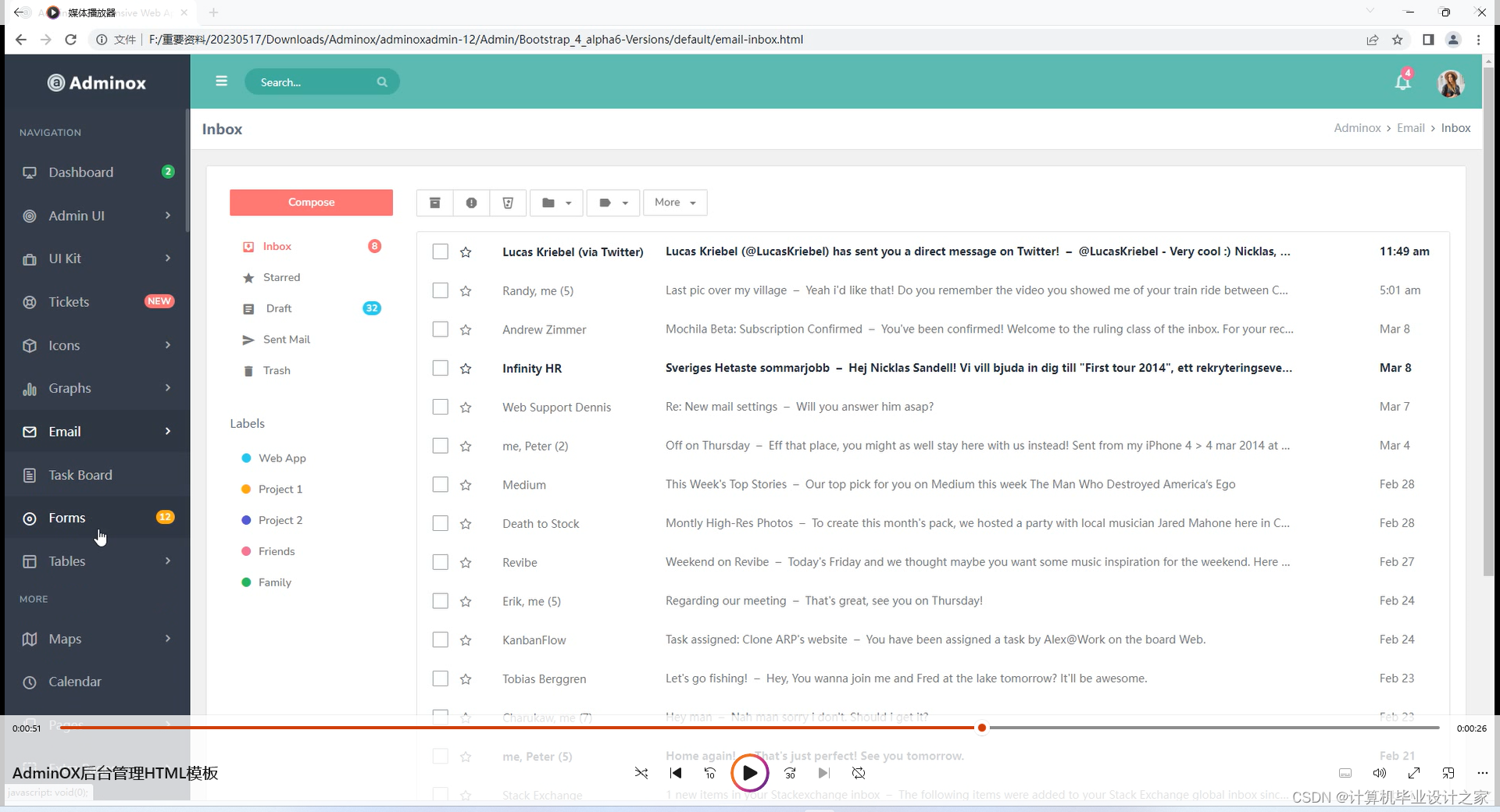 【12/21/06】基于Bootstrap的AdminOX后台管理HTML模板--2024计算机毕业设计-CSDN博客