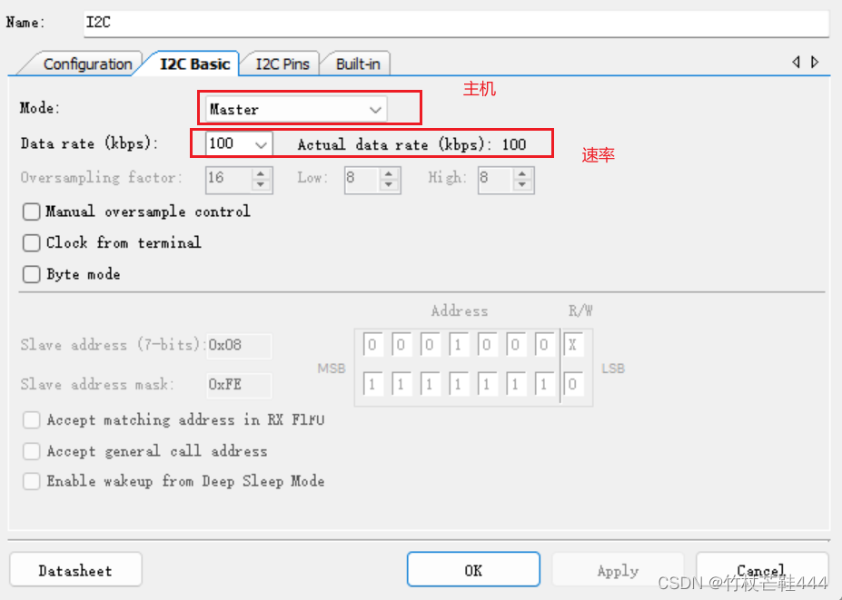 Cypress单片机 CY8C4147AZI-S475的IIC实验_cypress i2c-CSDN博客
