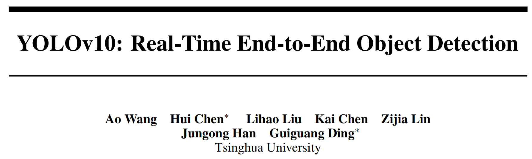 YOLOv10: Real-Time End-to-End Object Detection-CSDN博客