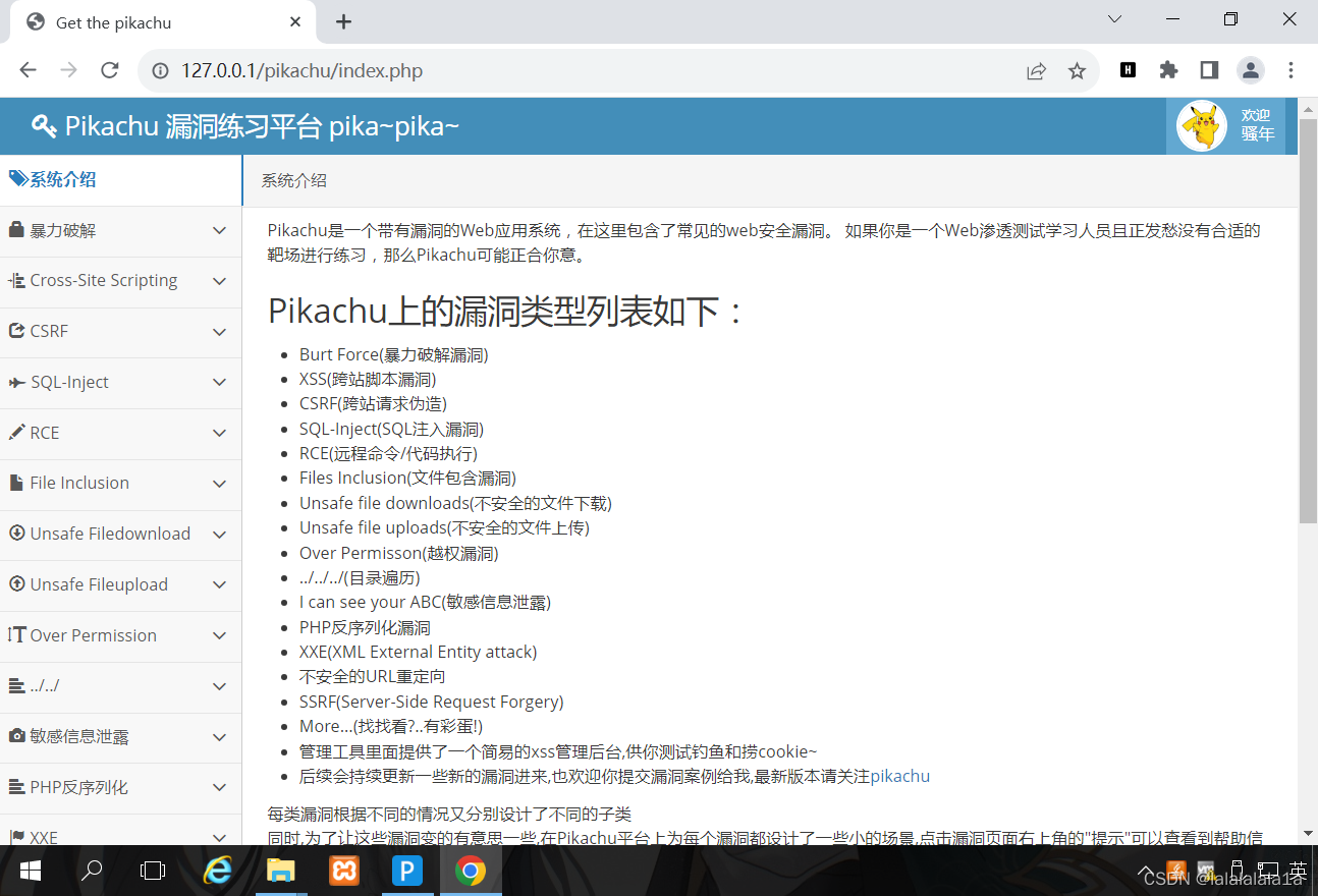 安装pikachu_pikachu安装-CSDN博客