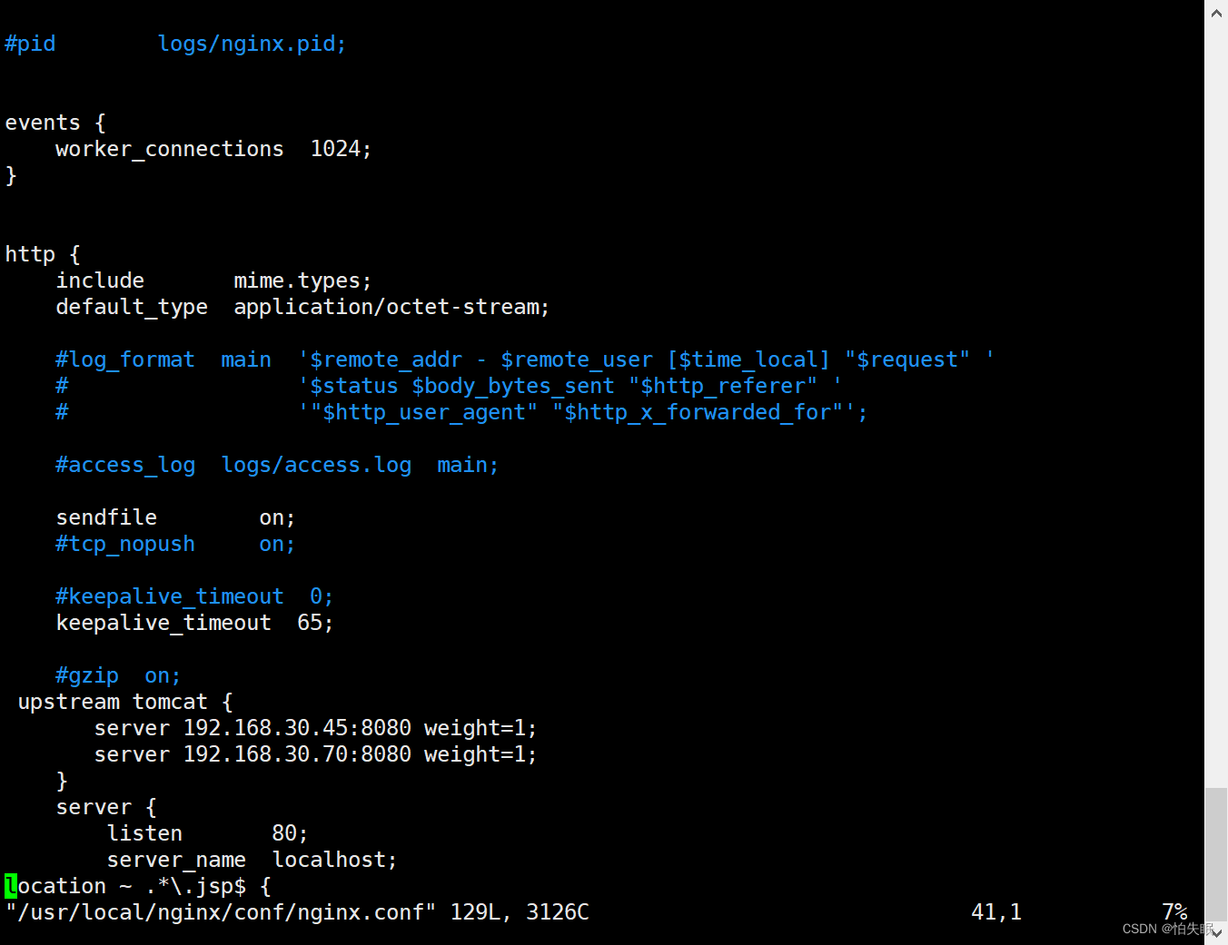 Nginx Tomcat 搭建负载均衡、动静分离tomcat多实例nginx Tomcat动静分离 Csdn博客