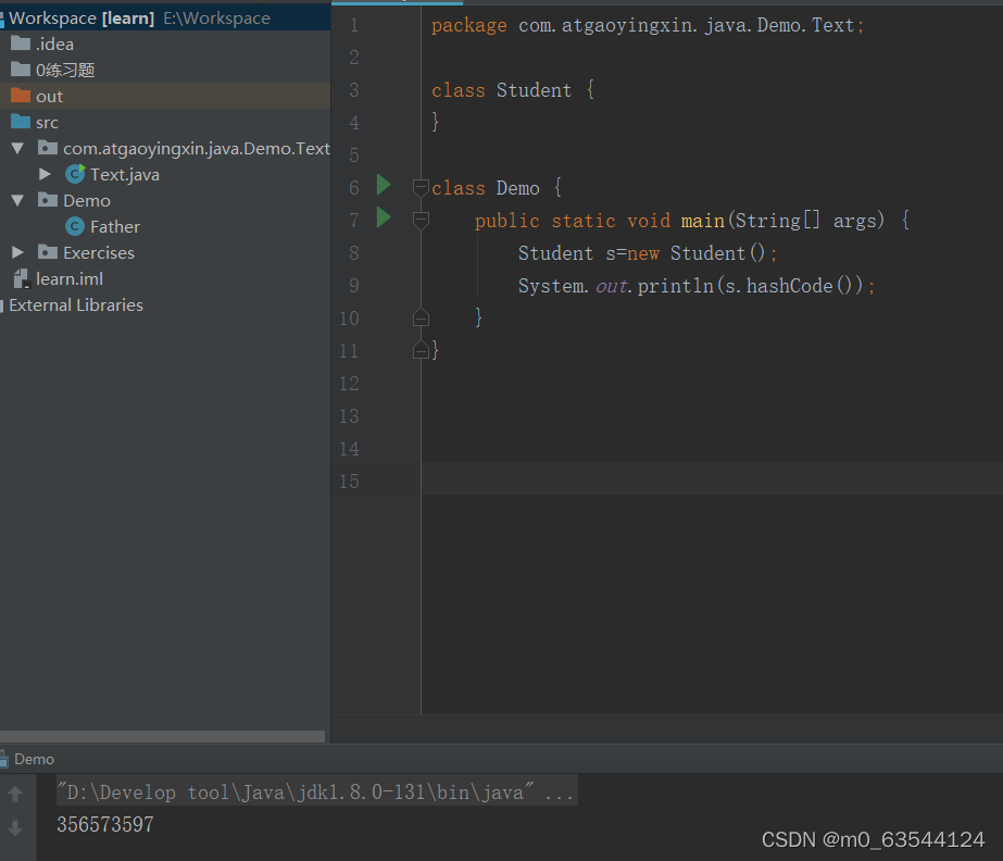 常见对象——object类（hashCode，getClass，toString）_object.getclass.tostring-CSDN博客