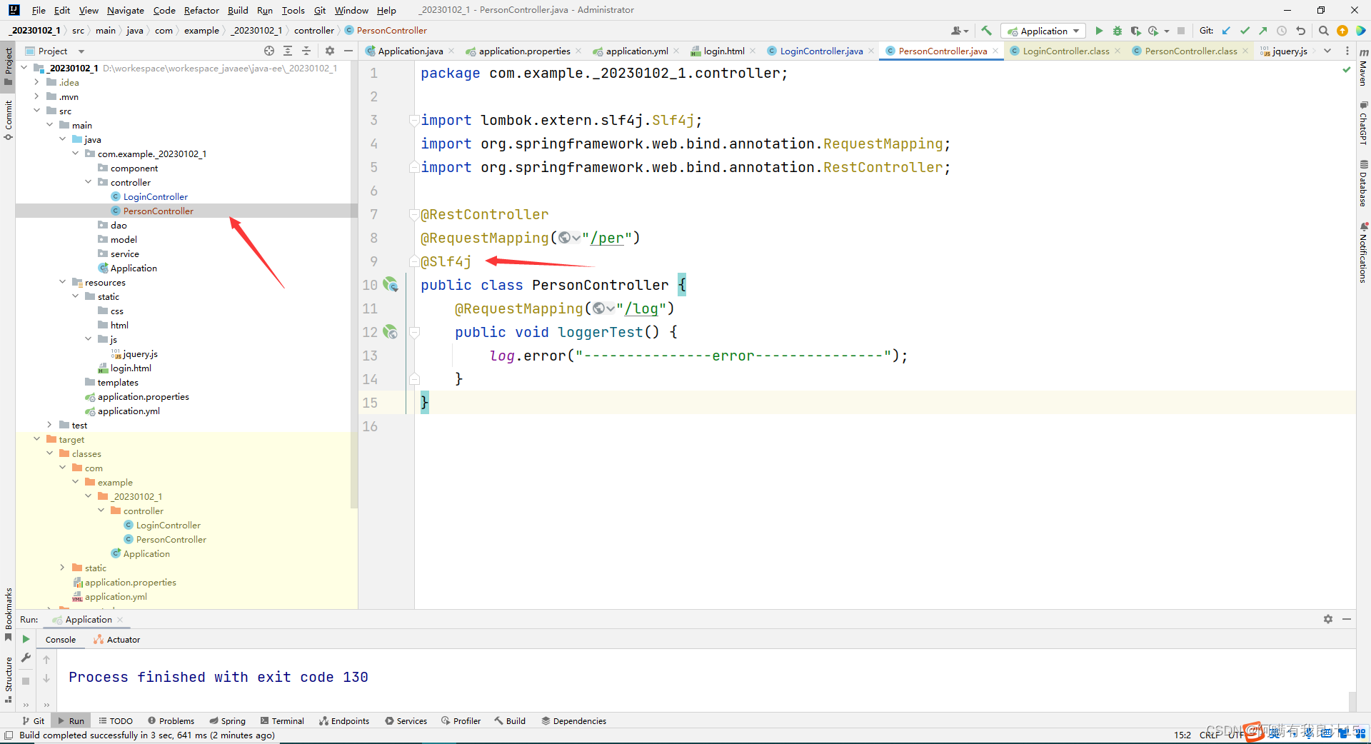 使用Lombok简化SpringBoot日志输出,-CSDN博客