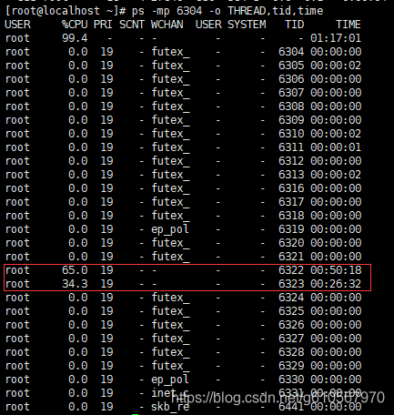 Linux排查Java程序CPU占用高的解决办法_ps mp 107083 -o thread,tid,time|sort -rn -k 2-CSDN博客