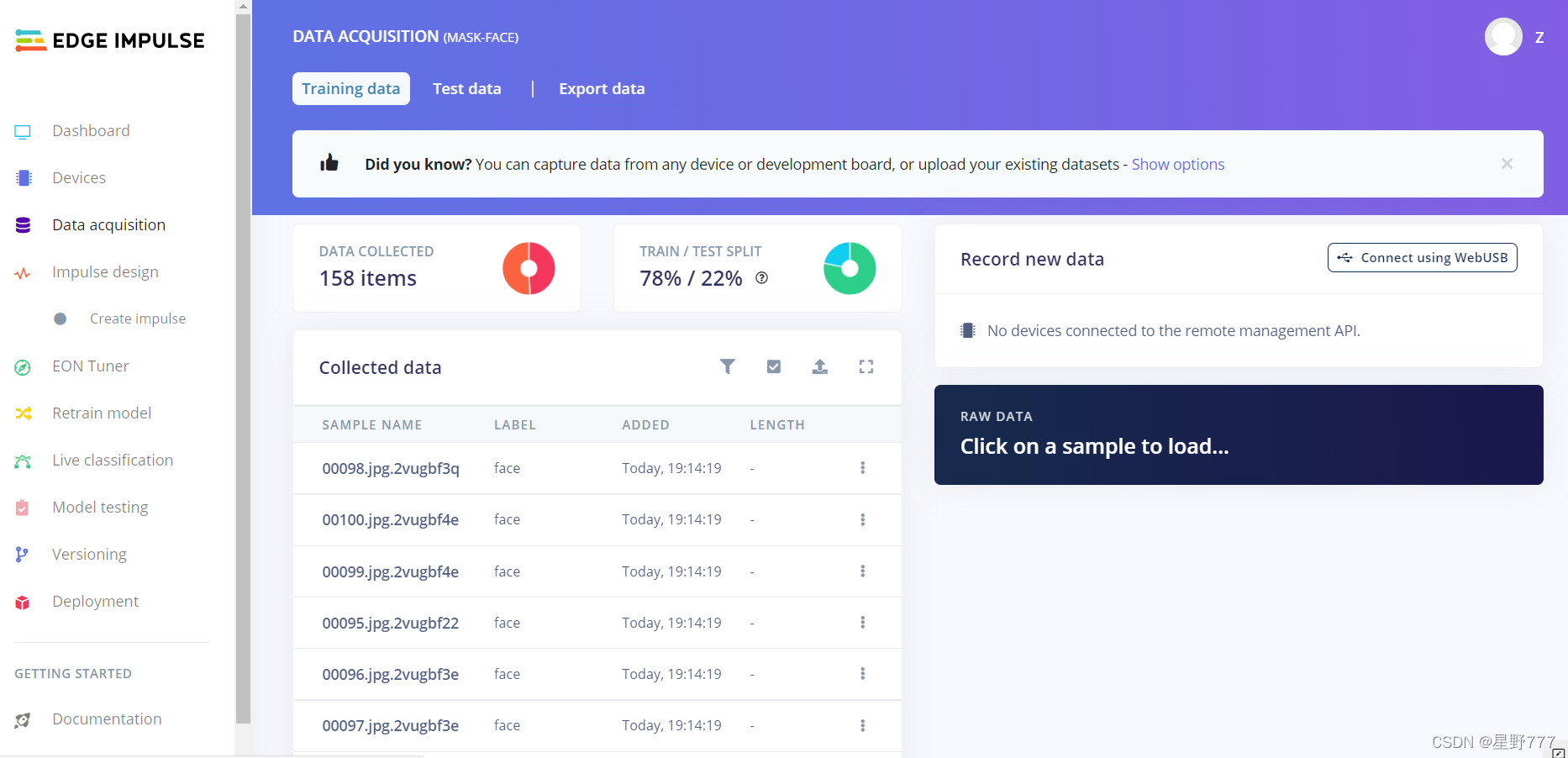 基于OpenMV的口罩识别检测以及EDGE IMPULSE训练神经网络机器学习_edge impluse为什么找不到openmv-CSDN博客
