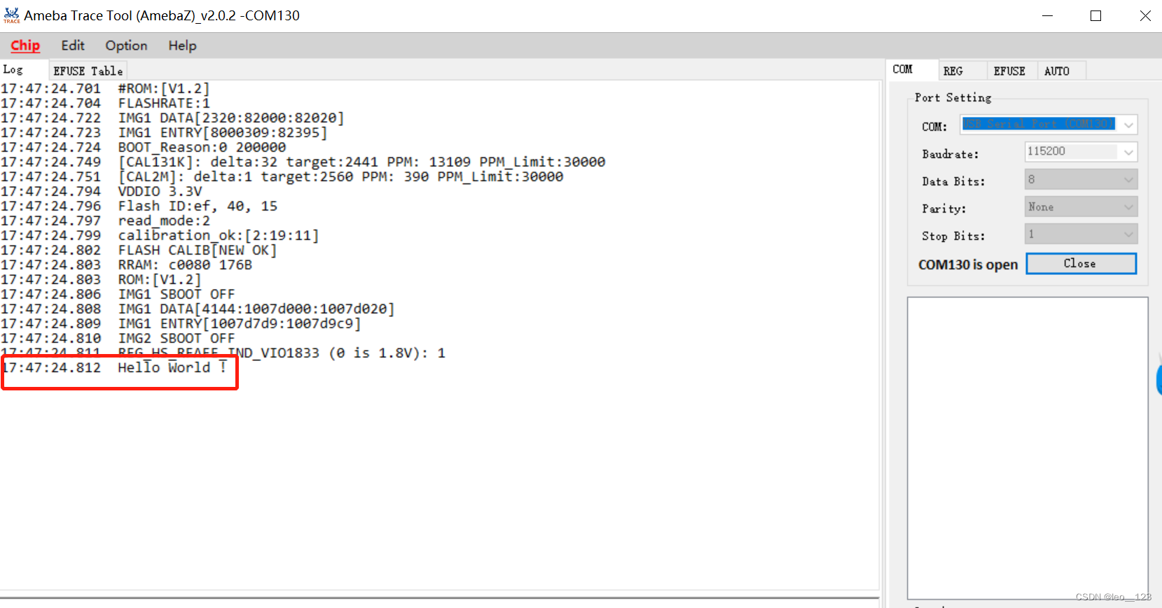 快速上手PKE8720DF-C13-F10开发板——hello world_rtl8720df-CSDN博客