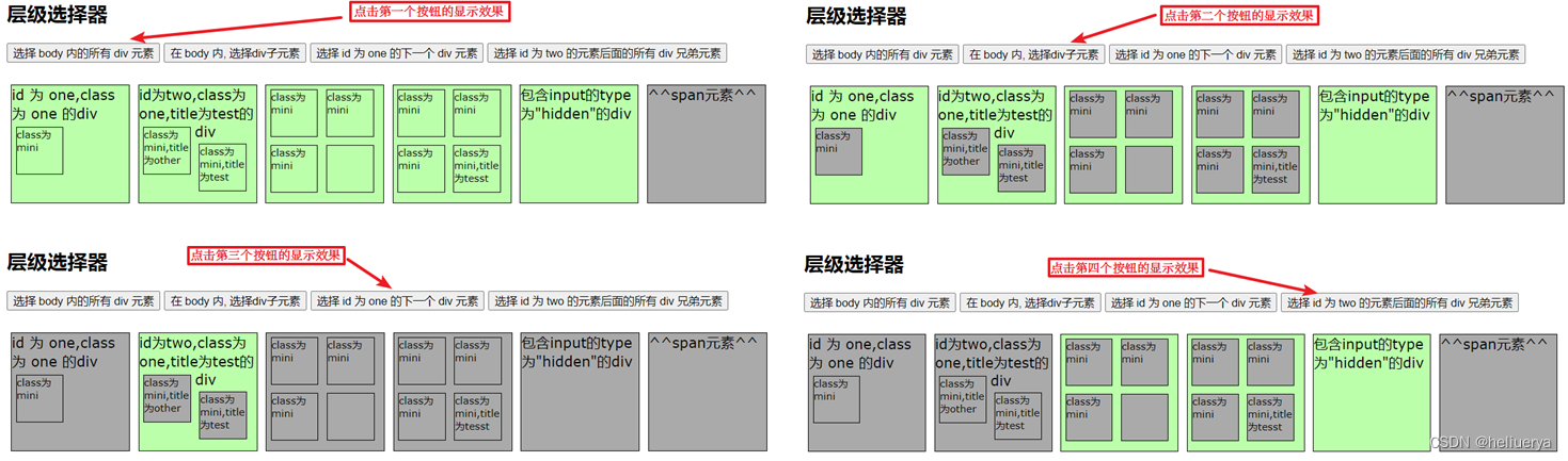 理解css层级选择器与jquery应用 Csdn博客