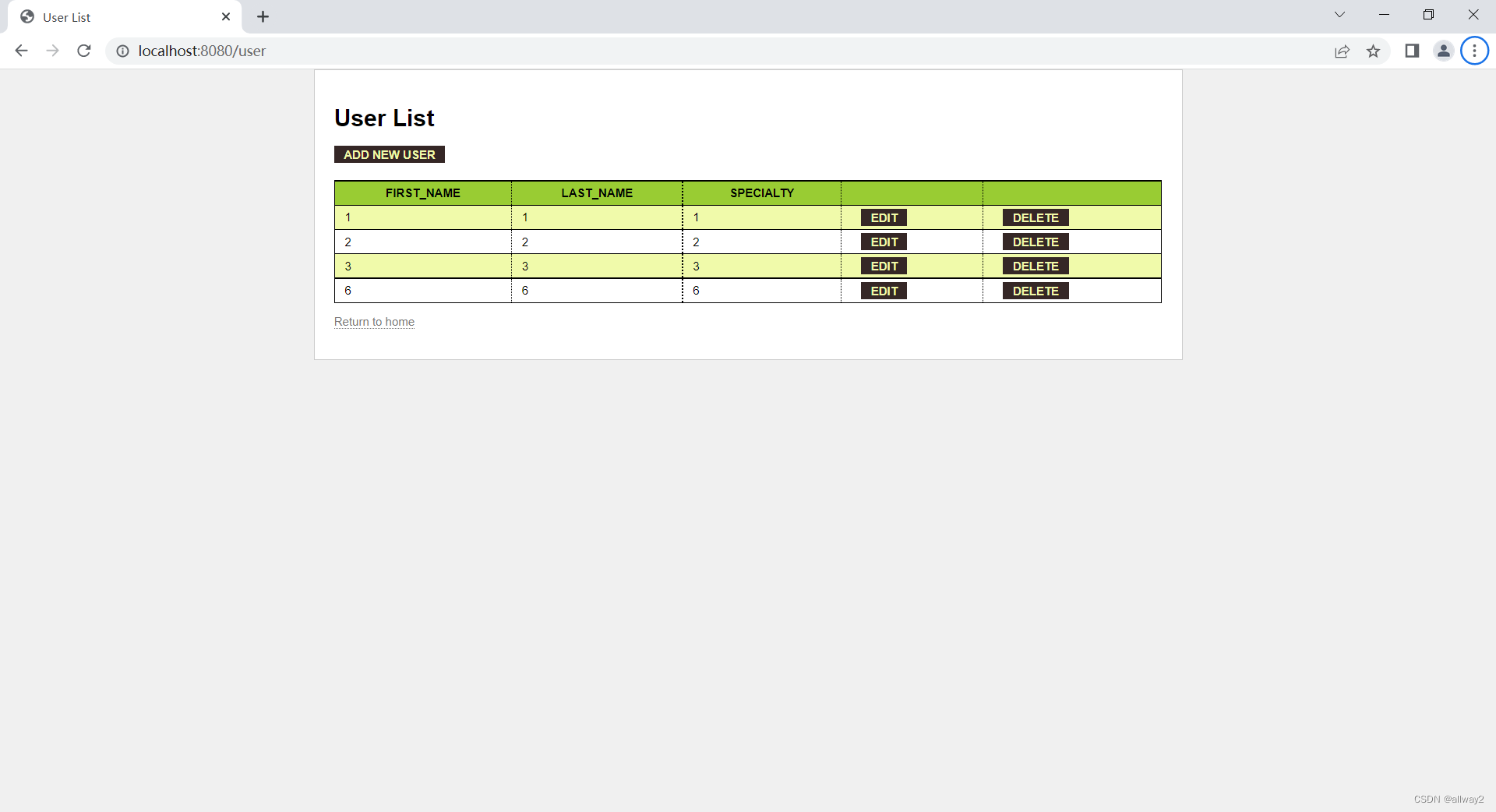 使用 Servlet、Hibernate、MySQL 和 Thymeleaf 开发CRUD WEB应用程序_servelt+jdbc+thymeleaf+mysql-CSDN博客
