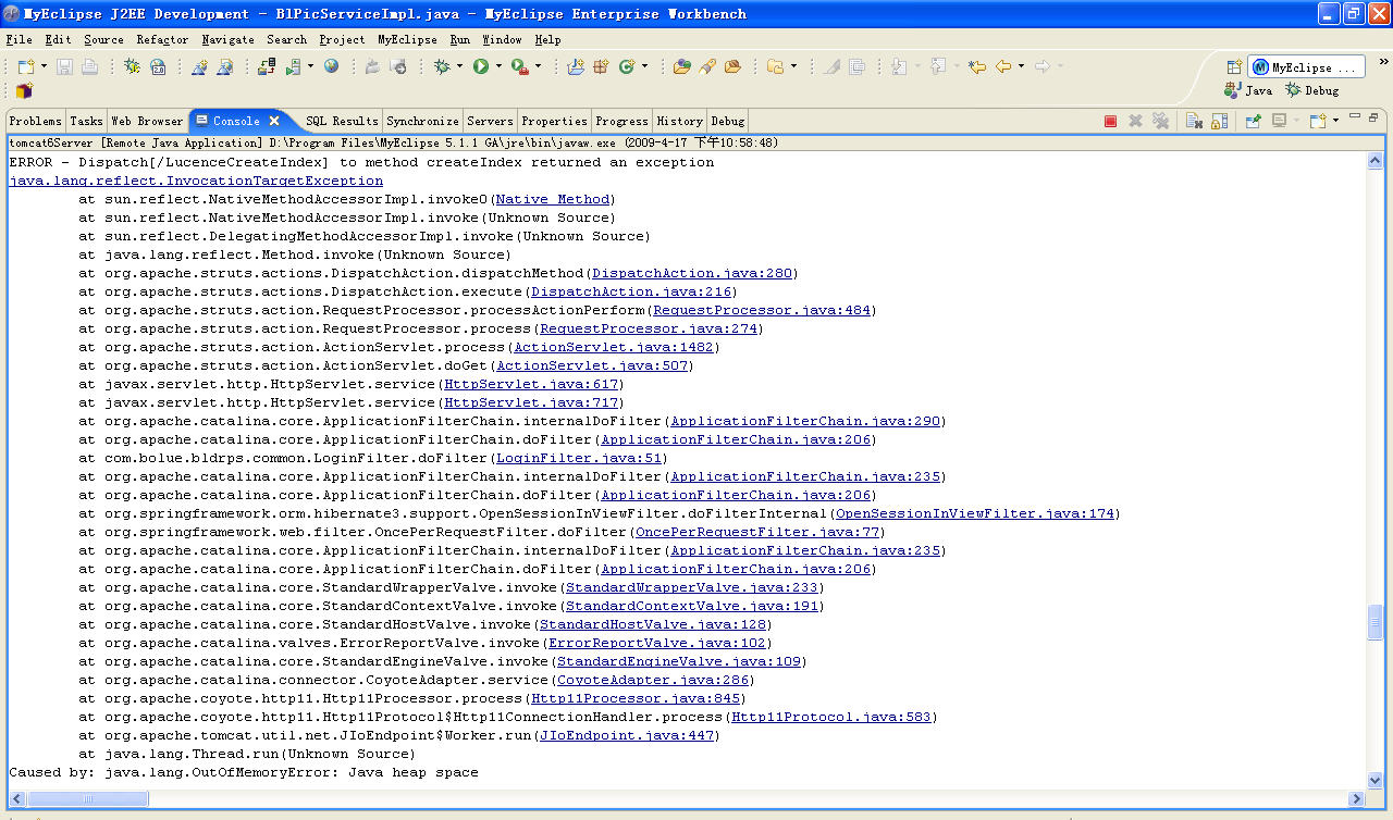 Caused by: java.lang.OutOfMemoryError: Java heap space错误解决...-CSDN博客