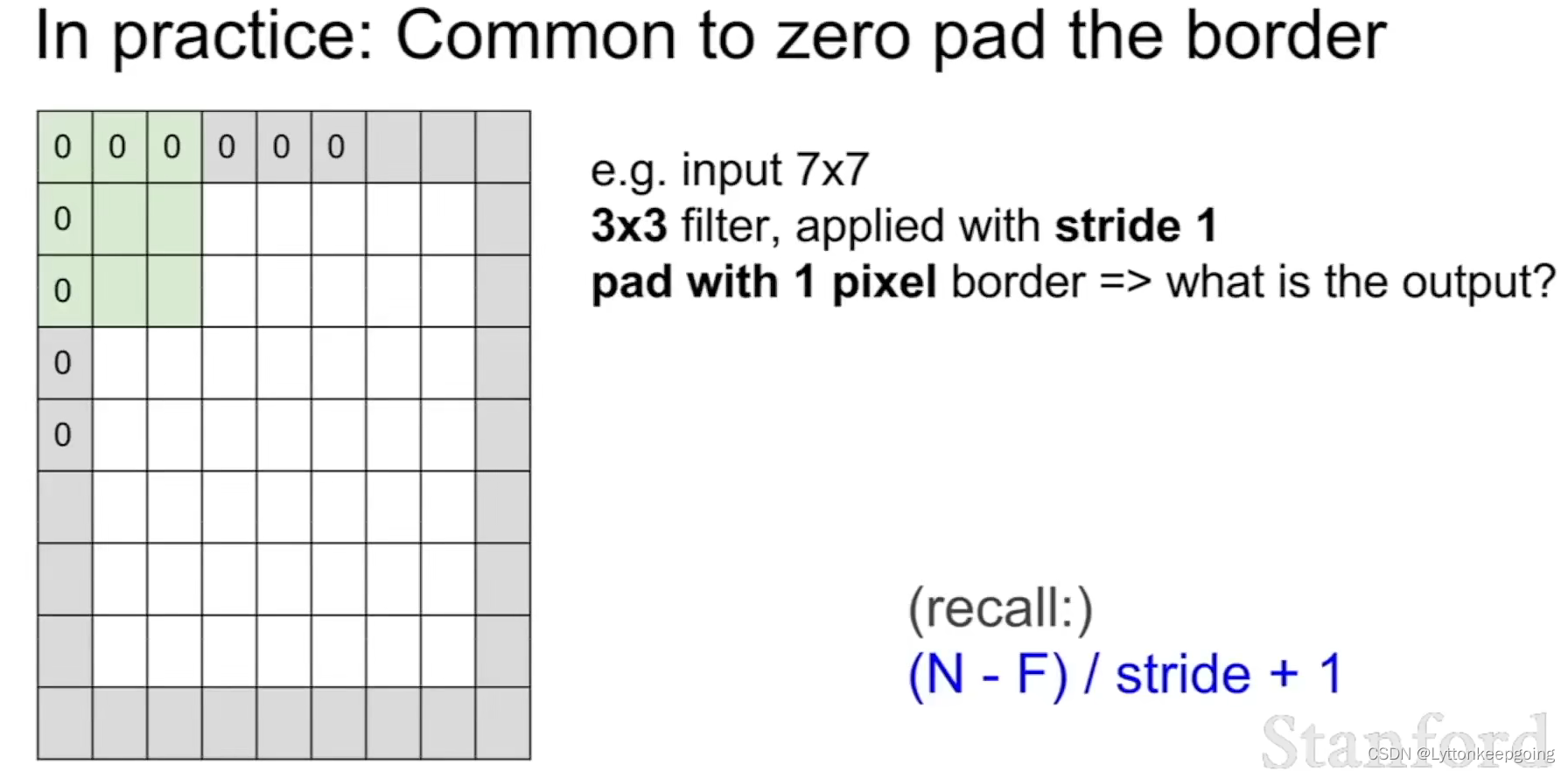 CS231n课程笔记：Leture5 Convolutional Neural Networks_输入:32×32×3,10个5×5fliter with stride 1,pad2-CSDN博客
