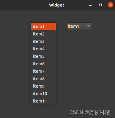 [Qt 教程之Widgets模块] —— QComboBox 组合框_qt组合框-CSDN博客