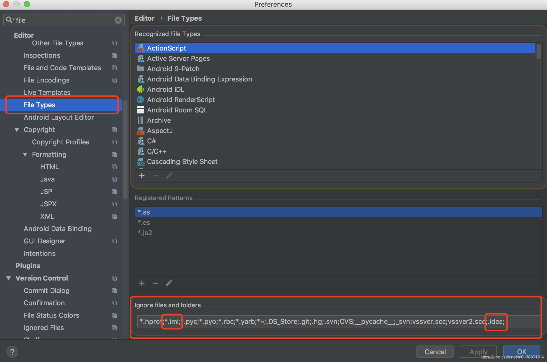 idea忽略.iml文件和.idea目录_idea git忽略.iml-CSDN博客