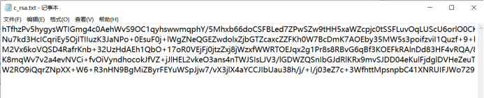 用RSA算法加密文本文件-CSDN博客