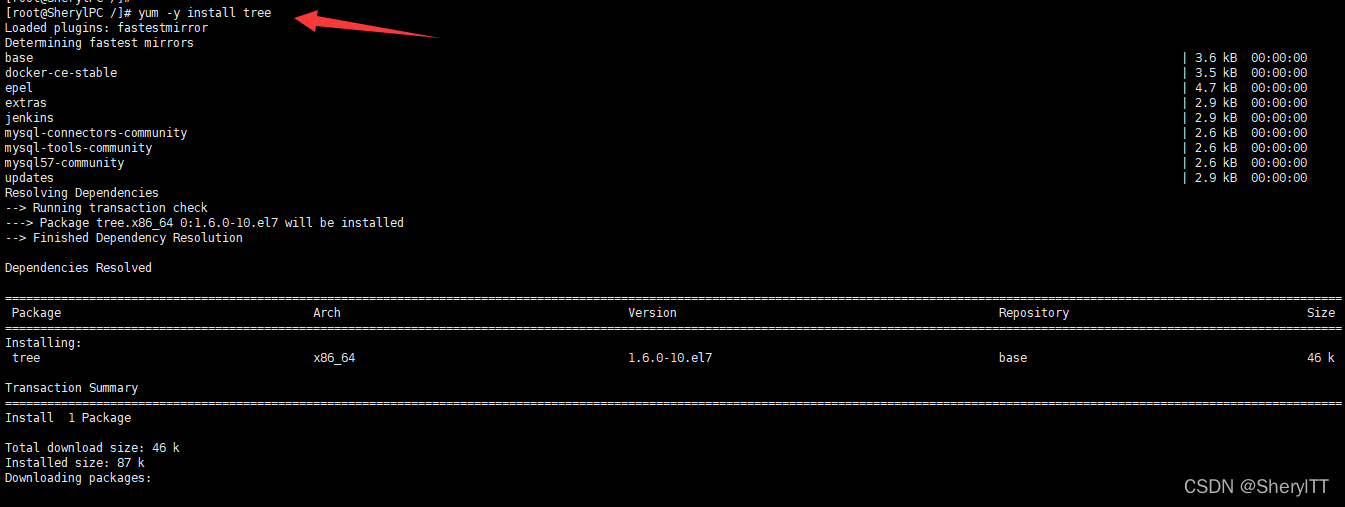 CentOS7系统中：安装tree命令的问题_centos7安装tree命令报错-CSDN博客