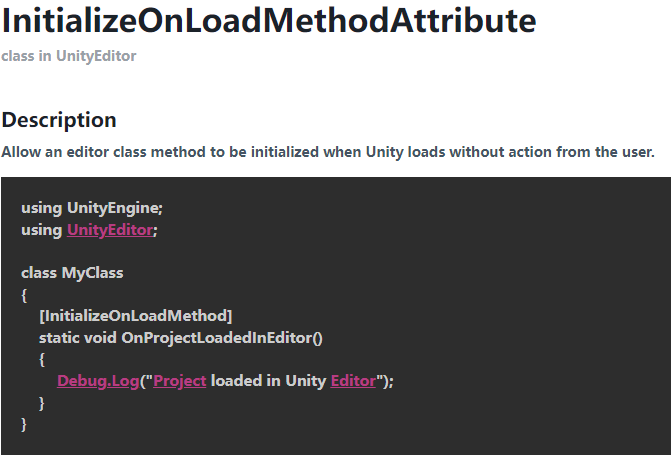 Unity【InitializeOnLoadMethod】- 如何在项目工程打开时创建一个窗口-CSDN博客